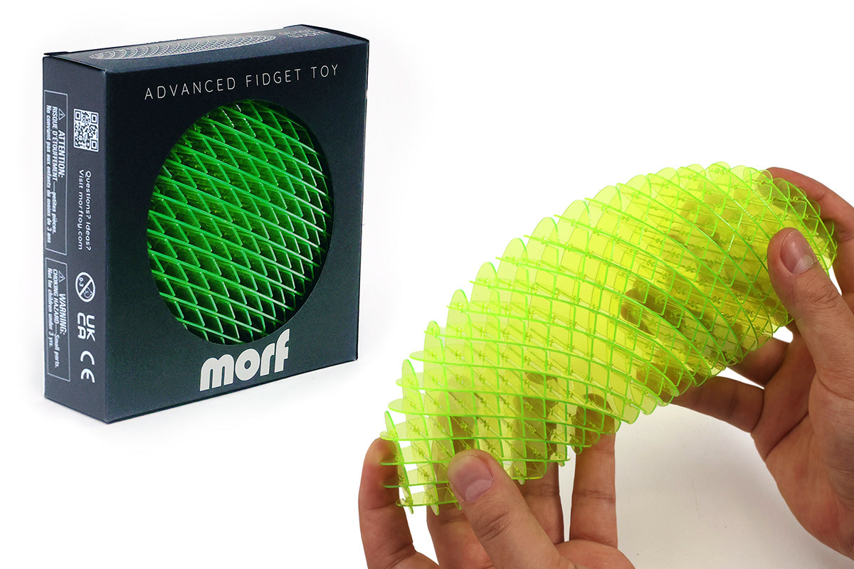 Morf Fidget Worm Green Big